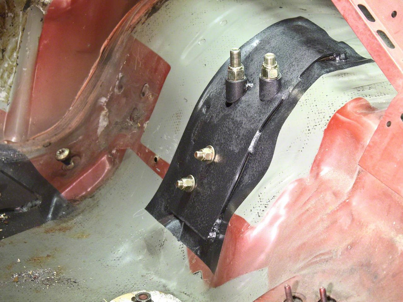 BMR Mustang Upper Torque Box Reinforcment Plates; Natural BMR-TBR002 ...