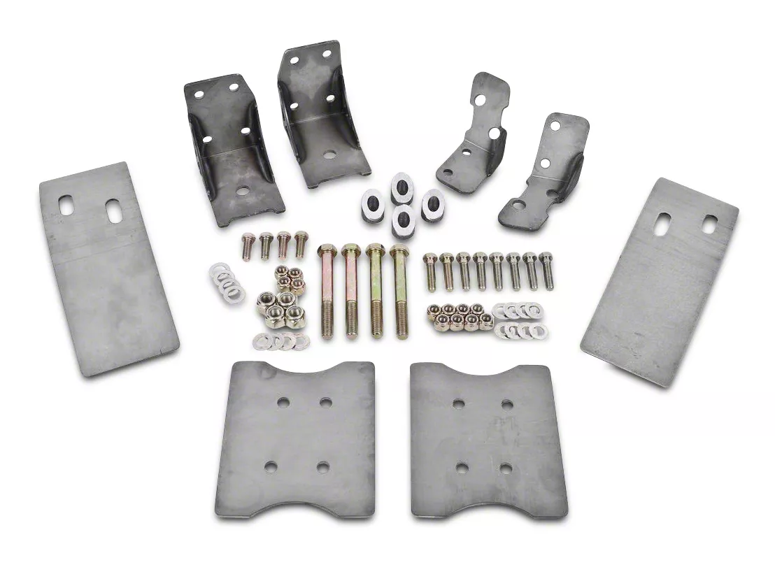 BMR Mustang Torque Box Reinforcement Plate Kit; Natural BMR-TBR001 (79 ...
