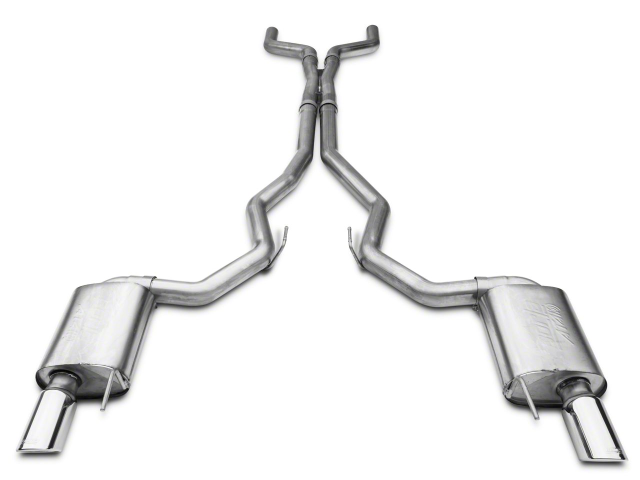 Borla Mustang ATAK Cat-Back Exhaust with Polished Tips 140630 (15-17 ...