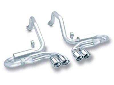 Borla Corvette S-Type Cat-Back Exhaust with Chrome Tips 140039 (97-04 ...