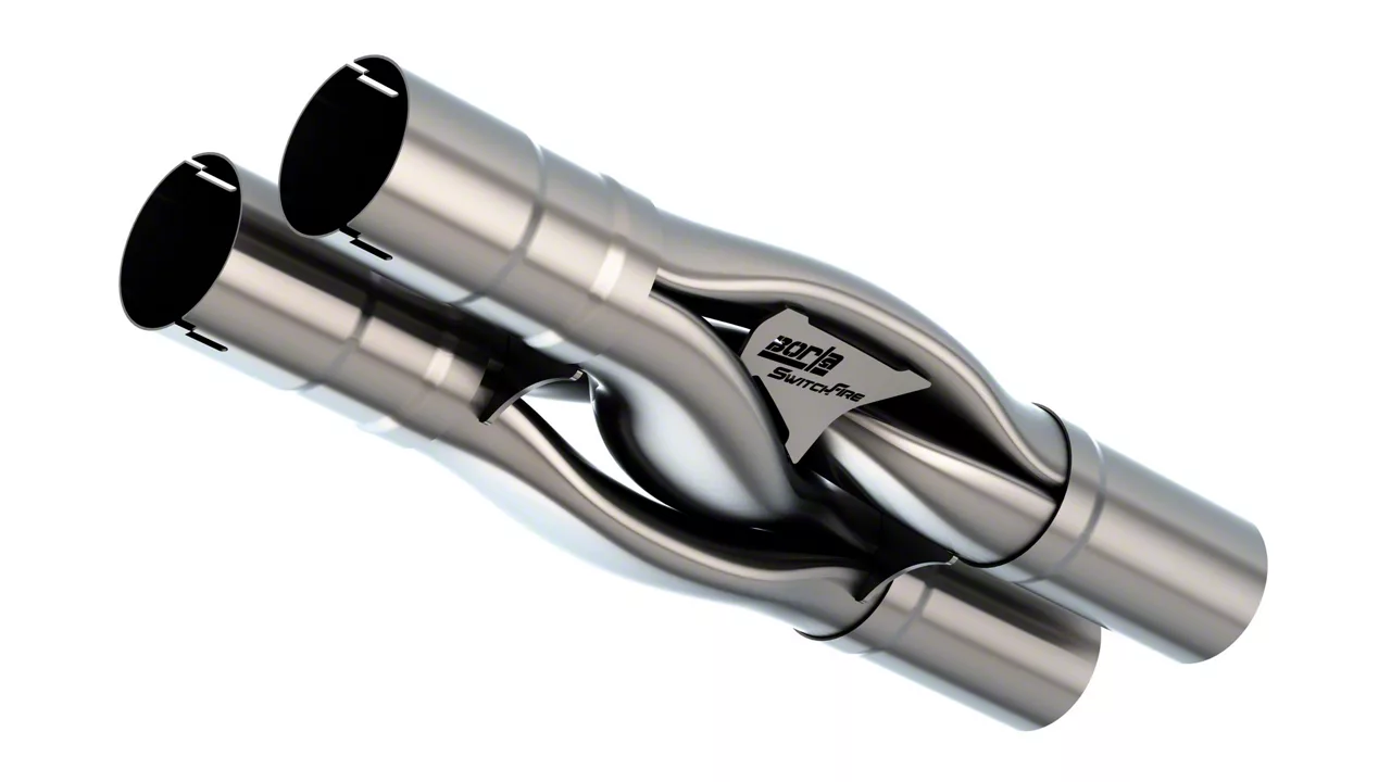 Borla Mustang Universal Hydroformed SwitchFire X-Pipe with Notches ...