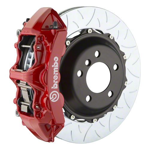 Brembo Mustang GT Series 6-Piston Front Big Brake Kit with 15-Inch 2 ...