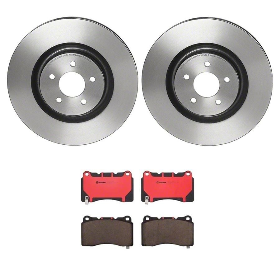 Brembo Mustang Vented Brake Rotor and Pad Kit; Front KT00633 (11-14 ...