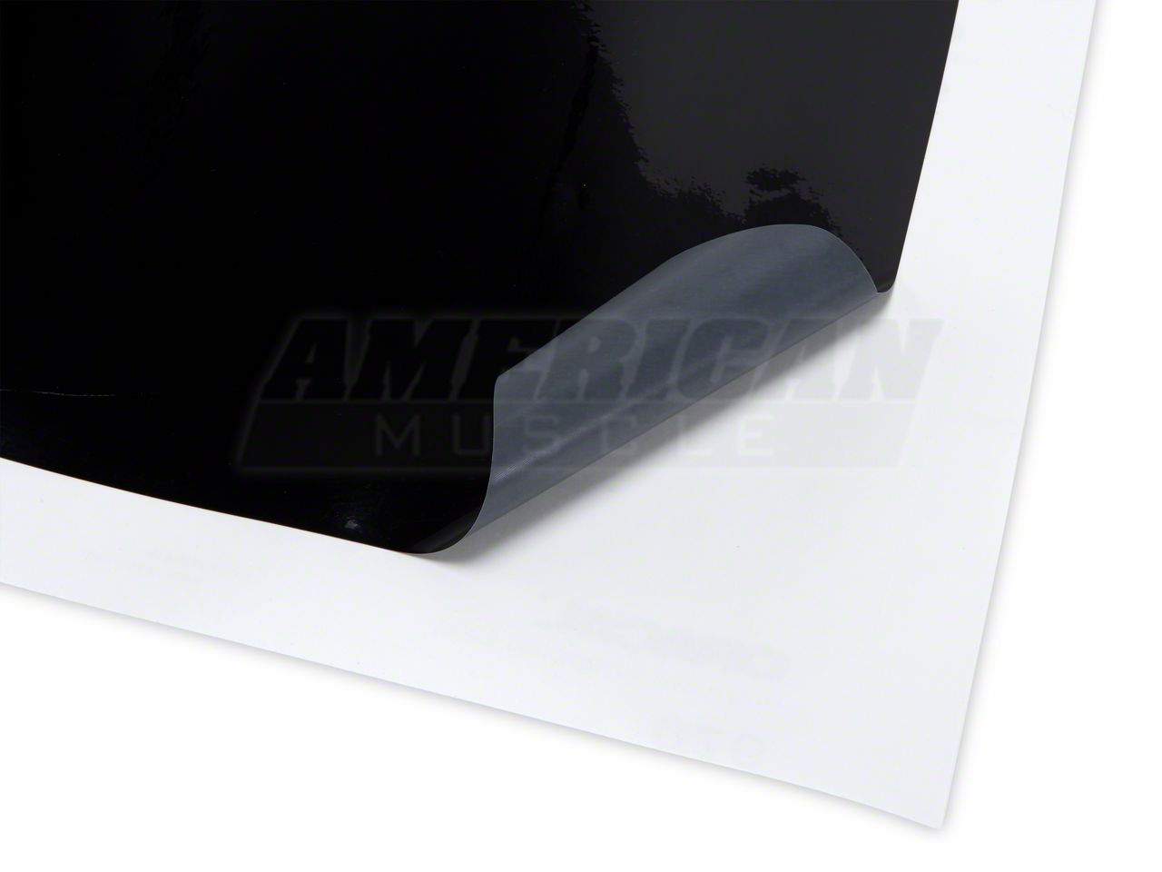 SEC10 Mustang Rear Bumper Accent Decal; Black 26301 (99-04 Mustang ...