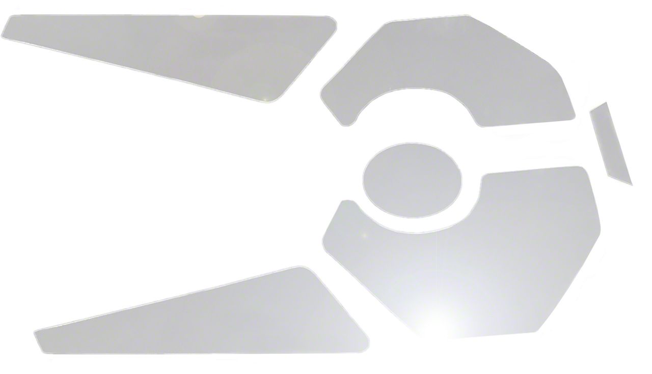 Corvette Acrylic Engine Bay Trim Panel Accents; Mirrored Finish (20-25 ...