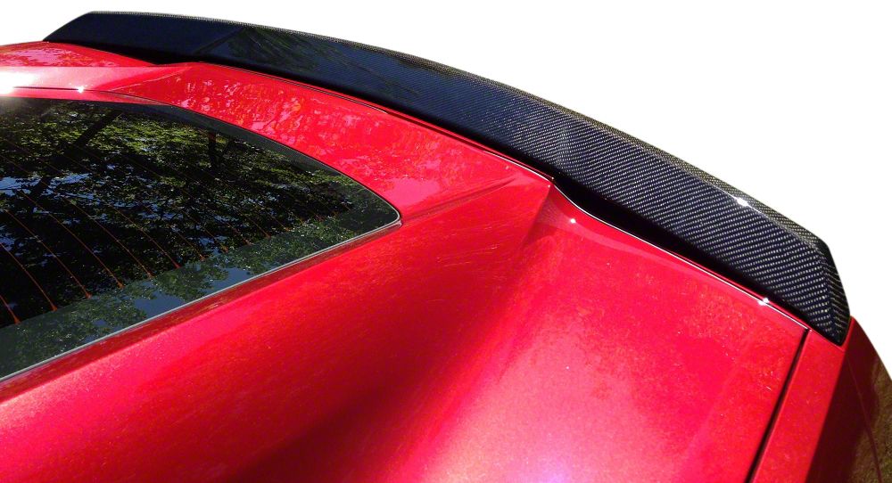 Corvette Blade Style Rear Spoiler; Matte Hydro Carbon Fiber (14-19 ...