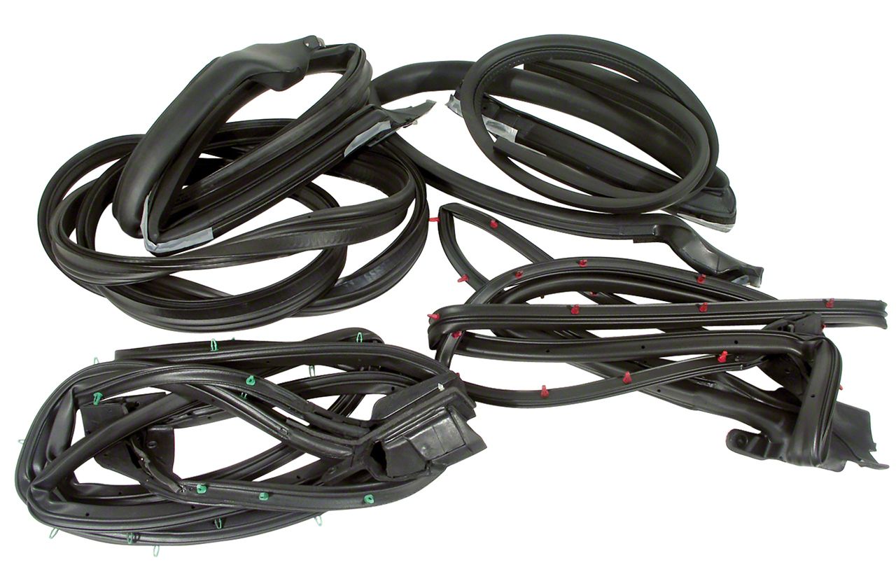 Corvette Body Weatherstrip Kit; 11 Piece (99-04 Corvette C5 Hardtop ...
