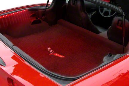 Corvette Cargo LED Lighting Kit with Switch; Red (97-13 Corvette C5 ...