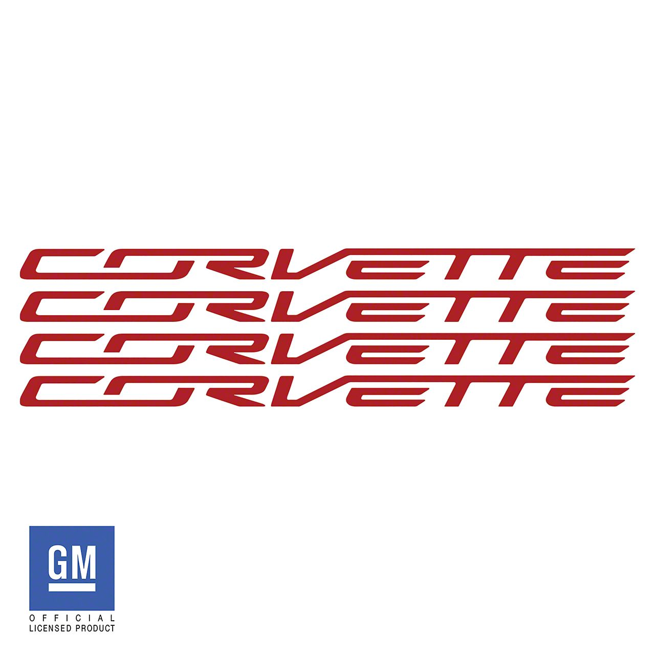 Corvette Corvette Script Wheel Lettering Kit (14-19 Corvette C7) - Free ...