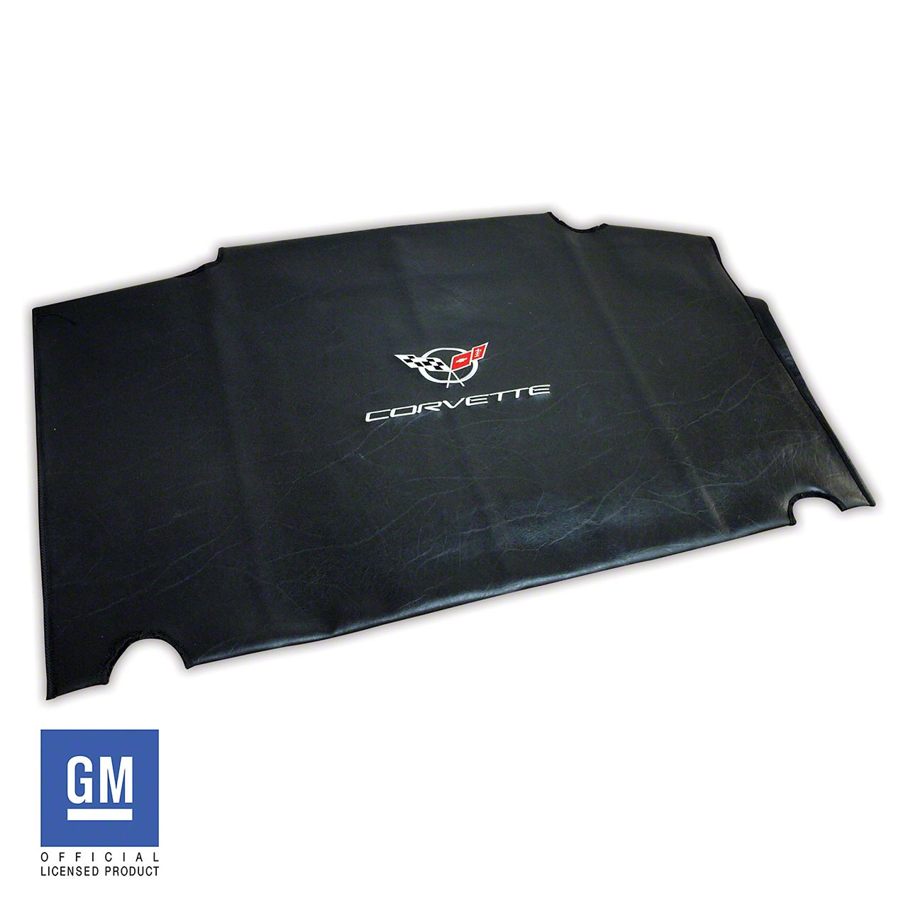 CA Corvette Embroidered Top Bag with Silver C5 Logo; Black 41622 (97-04 ...