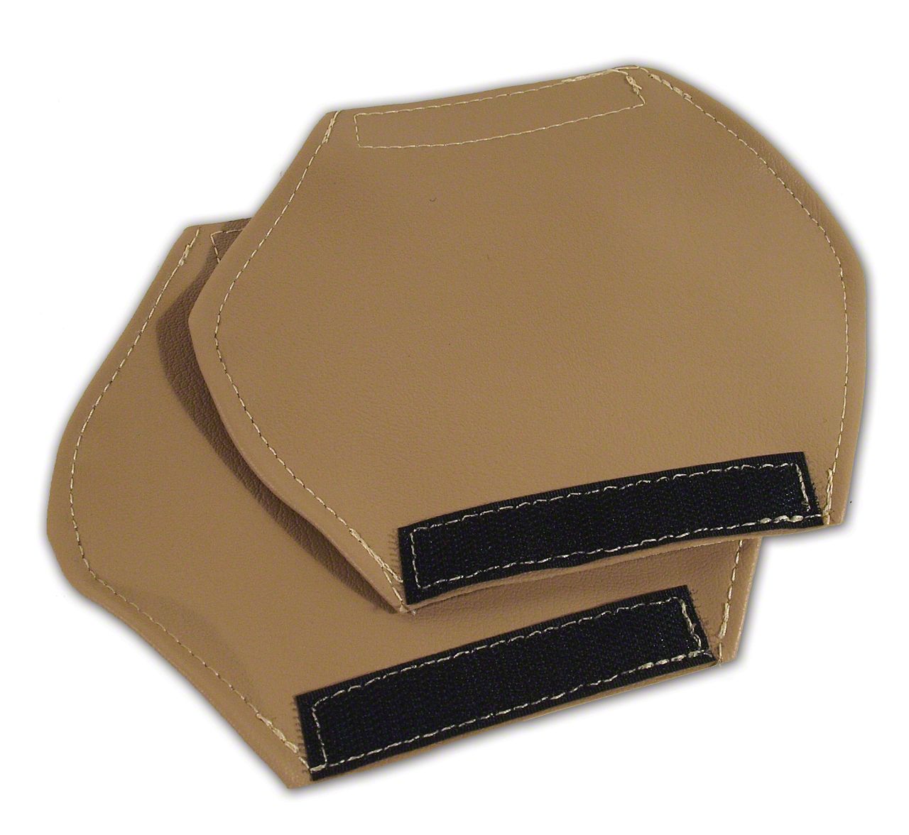 CA Corvette Leather Door Pull Accent Wraps; Oak 44758 (98-04 Corvette ...