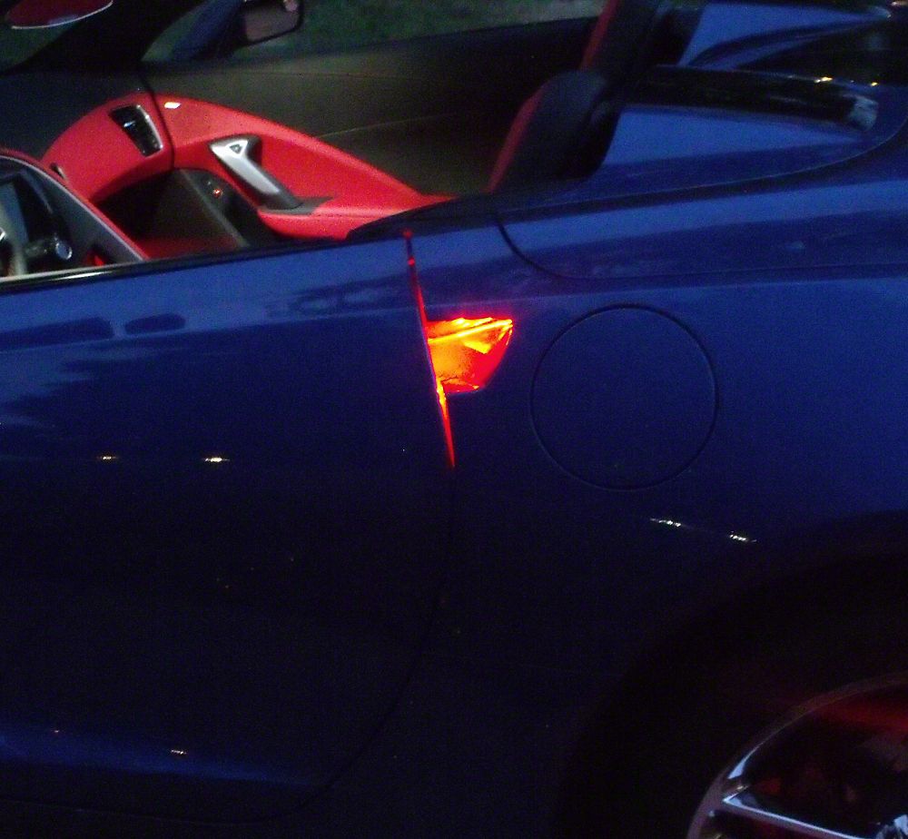 Corvette LED Door Handle Lighting; White (14-19 Corvette C7) - Free ...