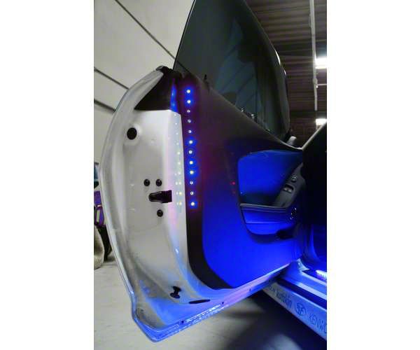 Corvette LED Door Safety Lights; Blue (97-19 Corvette C5, C6 & C7 ...