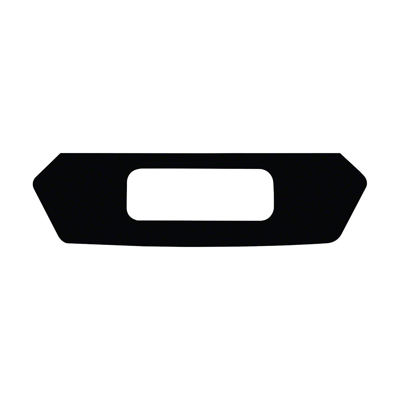 Corvette License Plate Filler Area Vinyl Decal (20-26 Corvette C8 ...