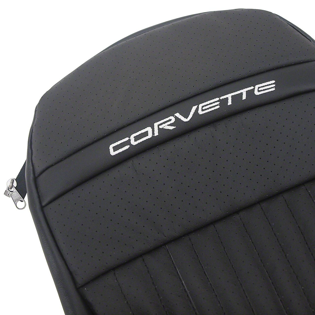 CA Corvette OE Spec Leather/Vinyl Sport Seat Upholstery with Corvette ...