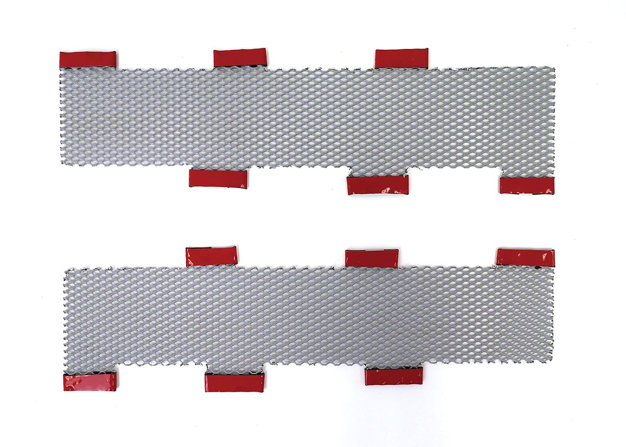 Corvette Rear Bumper Screens; Aluminum (97-04 Corvette C5) - Free Shipping