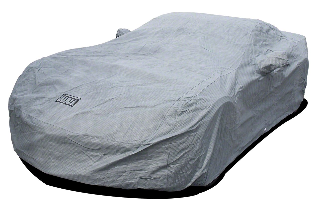 Corvette The Wall Outdoor/Indoor Car Cover; Gray (15-19 Corvette C7 ...