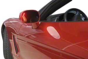 Auto Accessories of America Corvette Unheated Mirrors with LED Turn ...