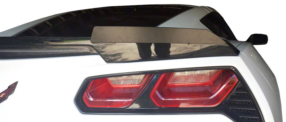 Corvette Z51 Style Wicker Bill Spoiler Subtle Upgrade; Dark Smoke ...