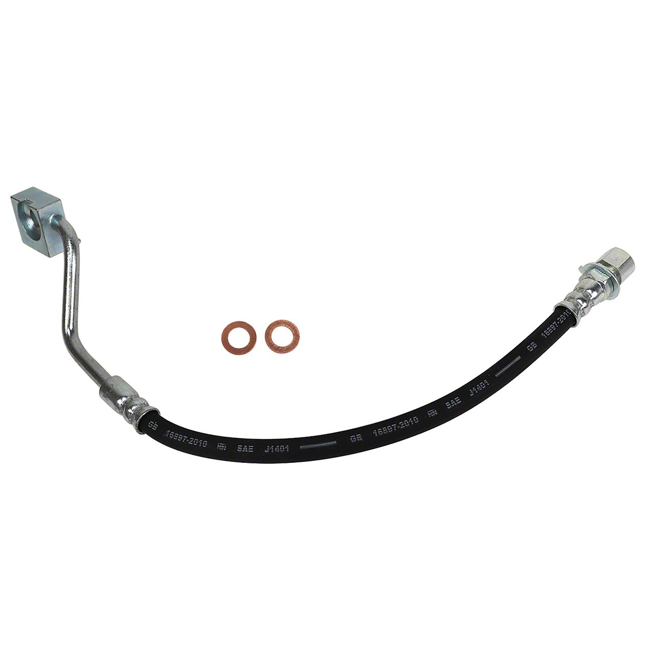 Mustang Brake Hose; Front Passenger Side (84-86 Mustang) - Free Shipping