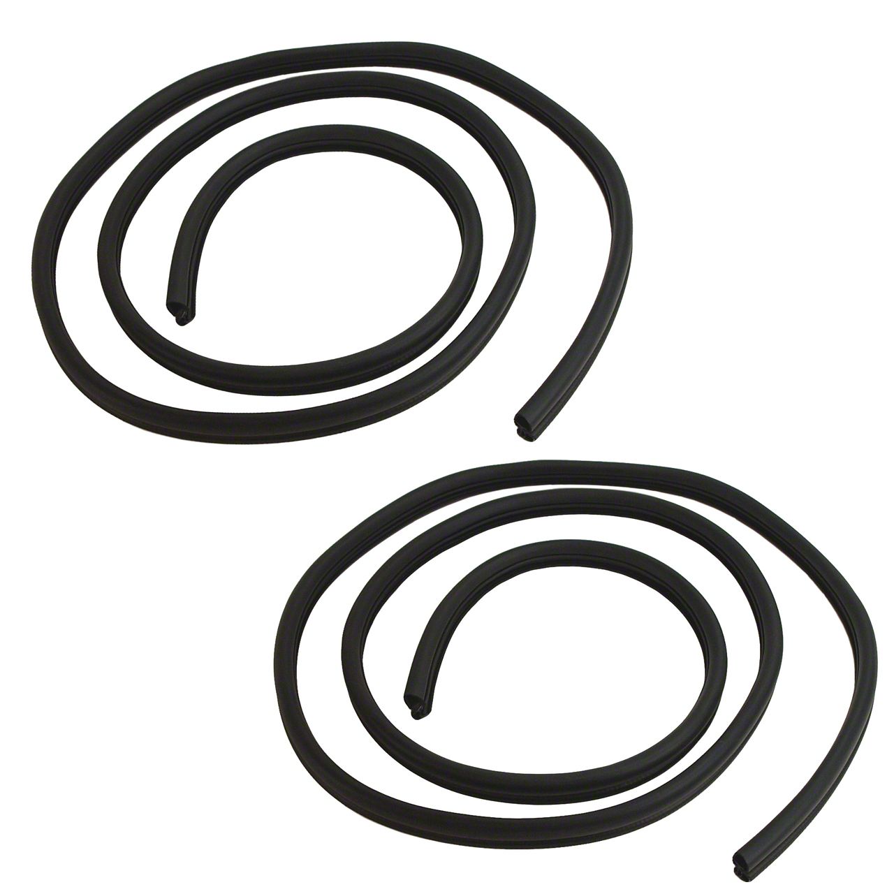 CA Mustang Door Weatherstrip Kit MA0738 (79-93 Mustang) - Free Shipping