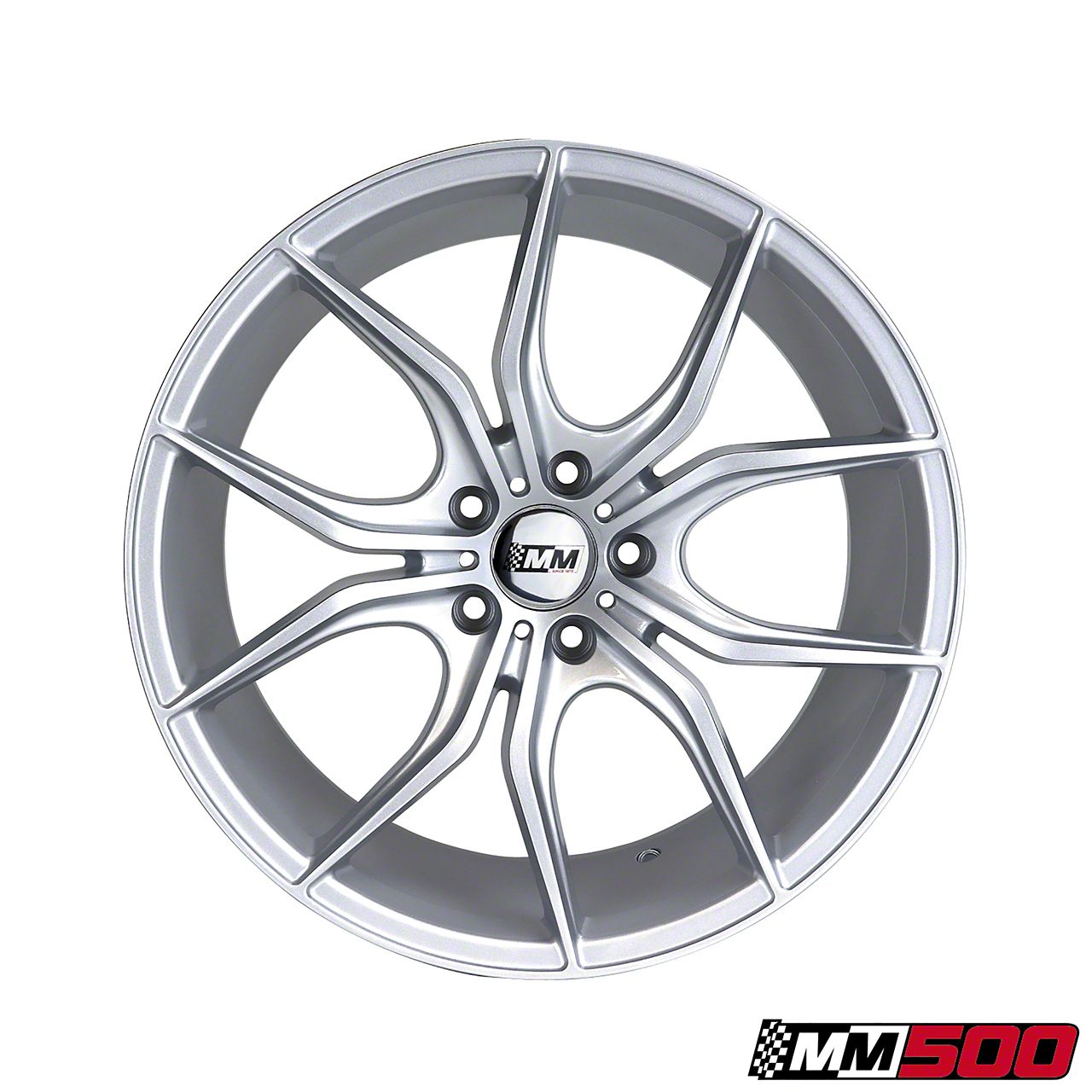 CA Mustang MM500 Silver Wheel; Rear Only; 19x9.5; 30mm Offset MA12392 ...