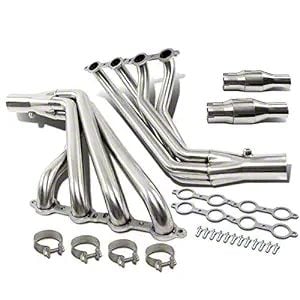 Camaro 1-3/4-Inch Catted Long Tube Headers (10-15 Camaro SS) - Free ...