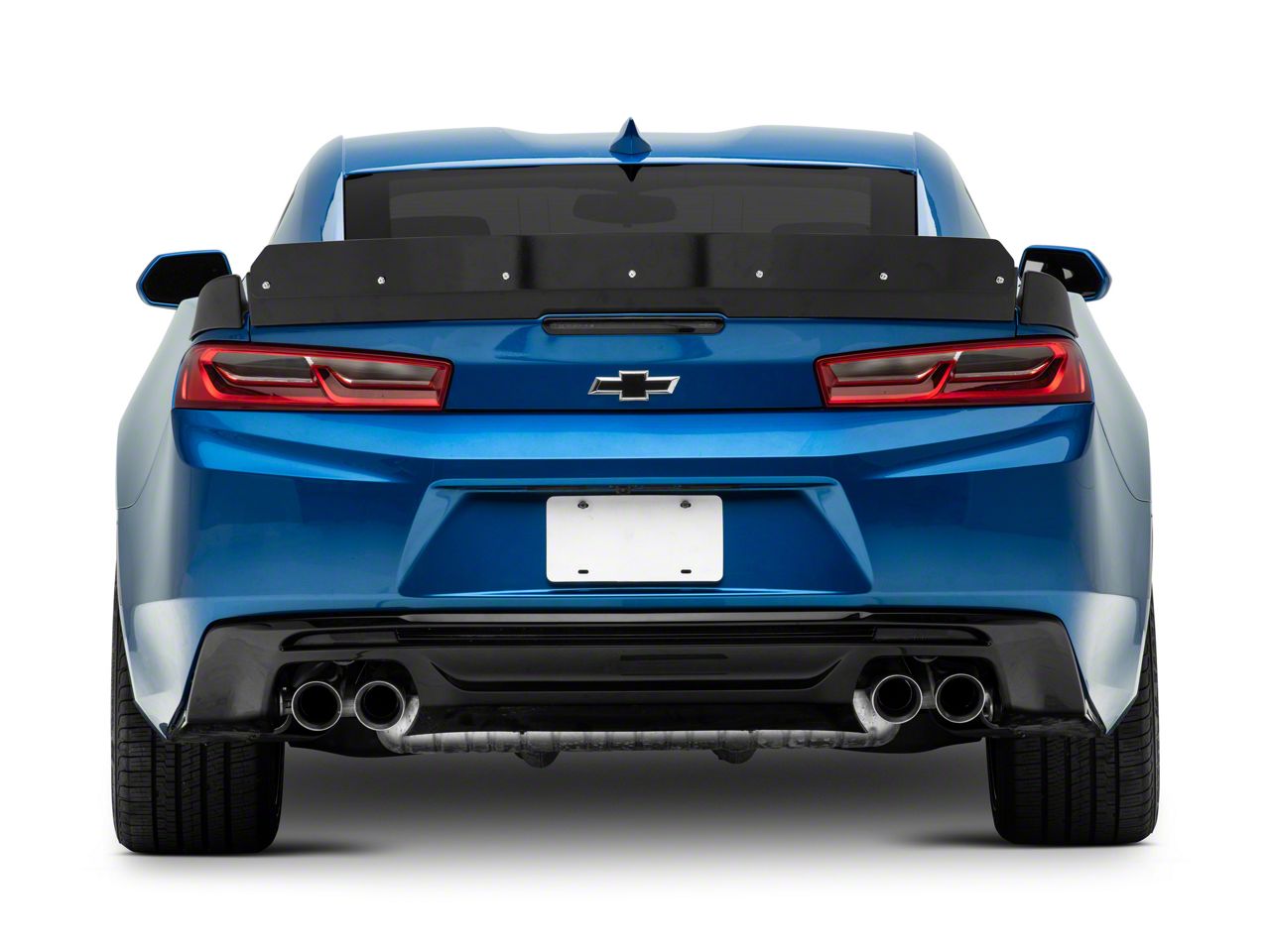 Camaro 1LE Extended Style Rear Spoiler with Wickerbill Insert; Primer ...