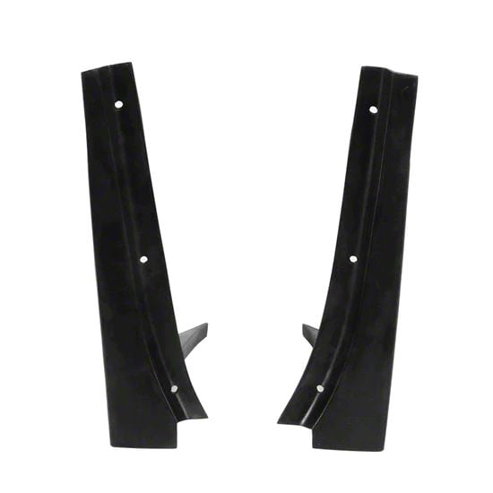 Camaro 1LE Style Front Bumper Winglets; Unpainted (14-15 Camaro SS ...