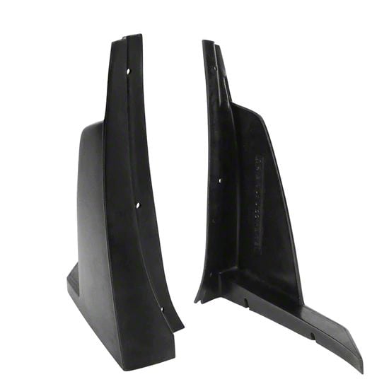 Camaro 1LE Style Front Bumper Winglets; Unpainted (14-15 Camaro SS ...