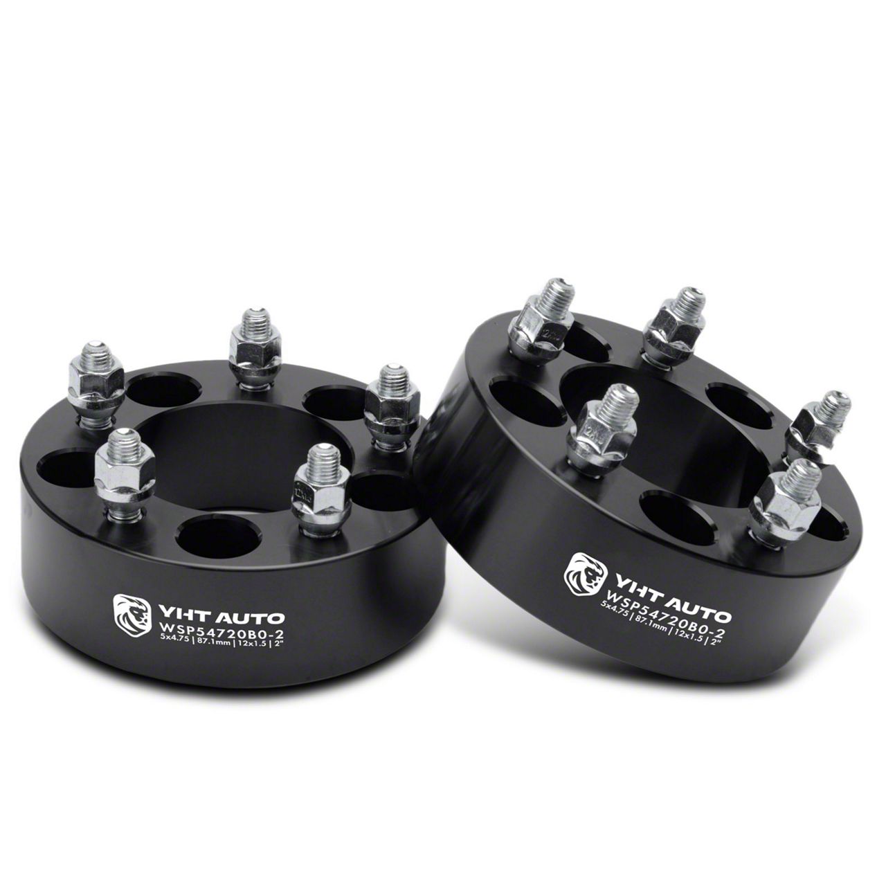 Camaro 2-Inch 5-Lug Wheel Spacers; Black; Set of Two (93-02 Camaro ...