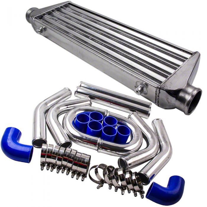 Camaro 2.50-Inch Tube and Fin Intercooler with Turbo Piping Kit ...