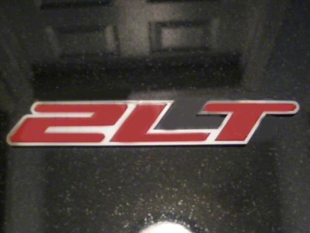 Camaro 2LT Emblem; Stainless Steel with Red Insert (10-24 Camaro ...