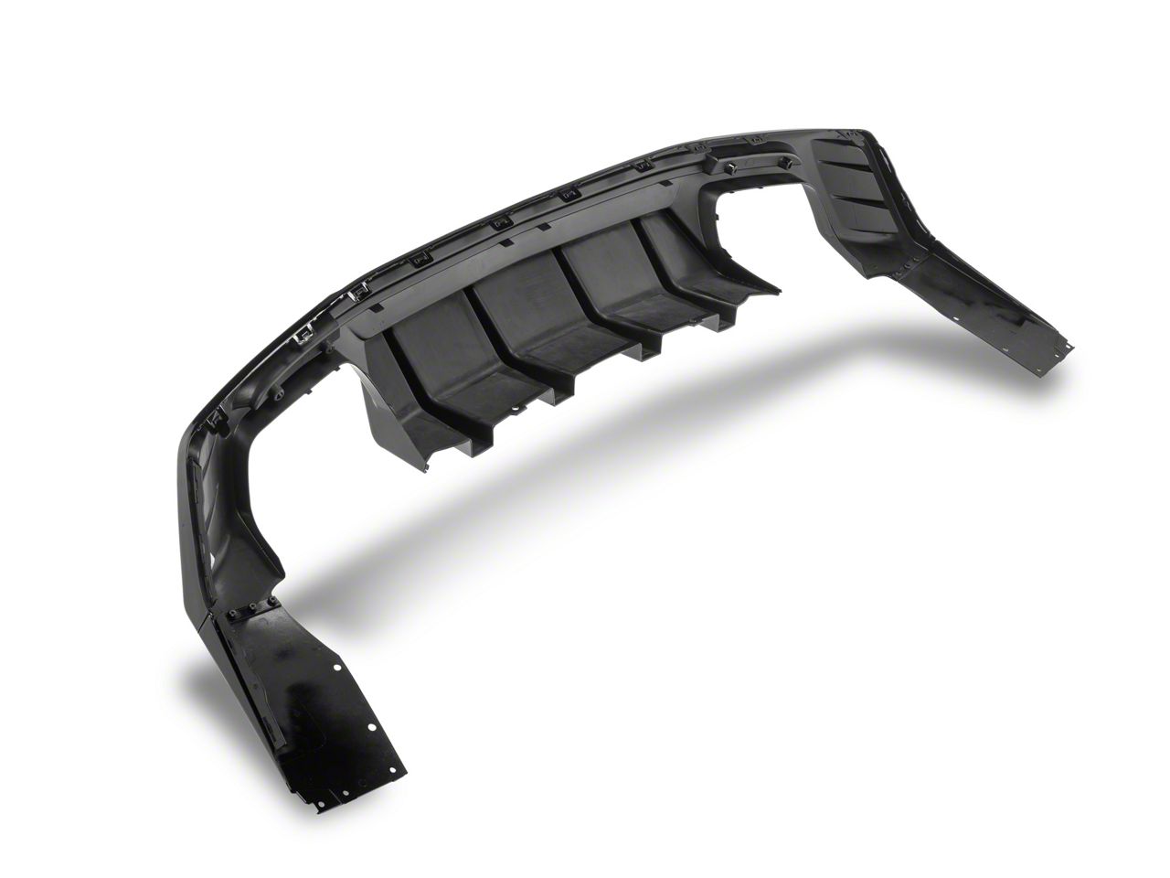 Camaro 3-Piece Rear Diffuser; Gloss Black (16-24 Camaro, Excluding ZL1 ...