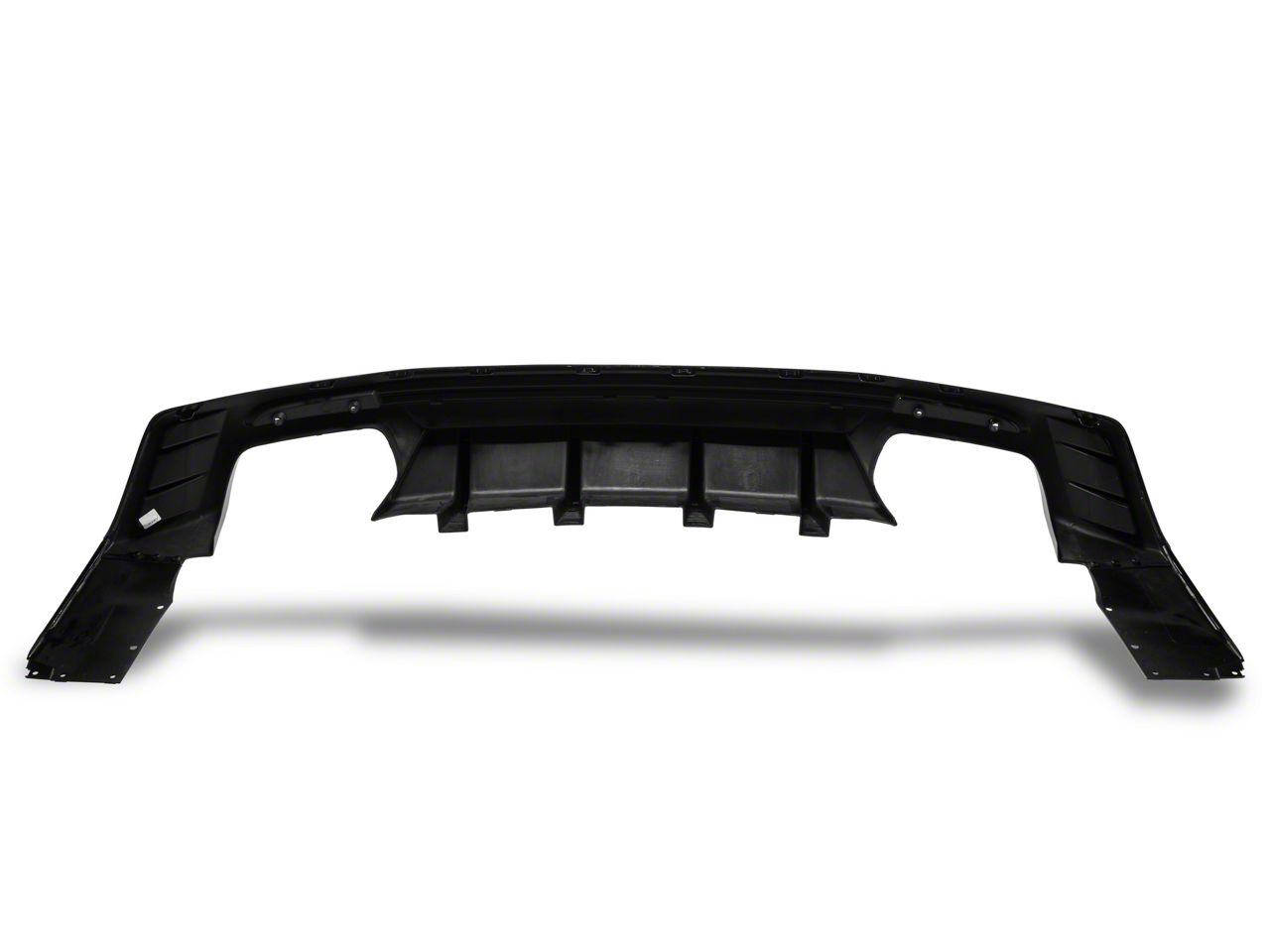 Camaro 3-Piece Rear Diffuser; Gloss Black (16-24 Camaro, Excluding ZL1 ...