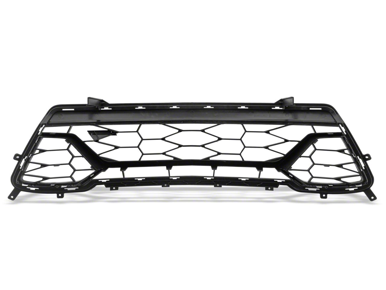 Camaro 50th Anniversary Mesh Lower Grille; Black (16-18 Camaro SS ...