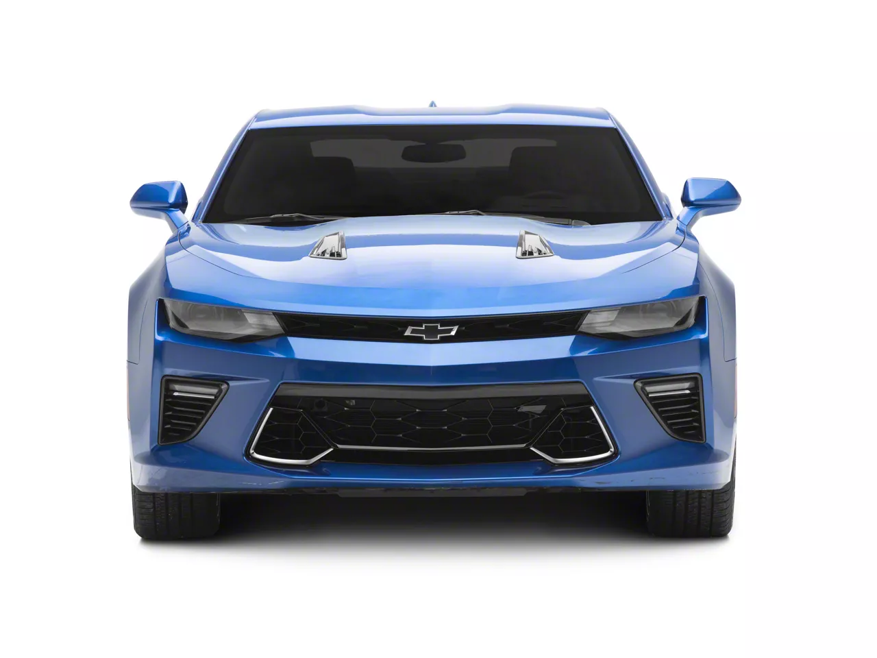 Camaro 50th Anniversary Mesh Lower Grille; Black (16-18 Camaro SS ...
