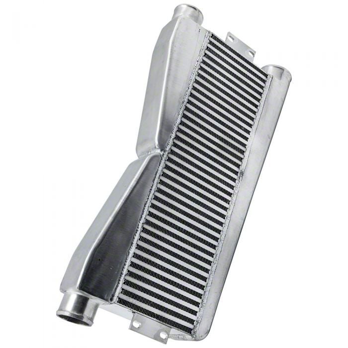 Camaro Aluminum Twin Turbo Intercooler with 2.50-Inch Inlet/3-Inch Outlet; 28-Inch x 12-Inch x 3 ...