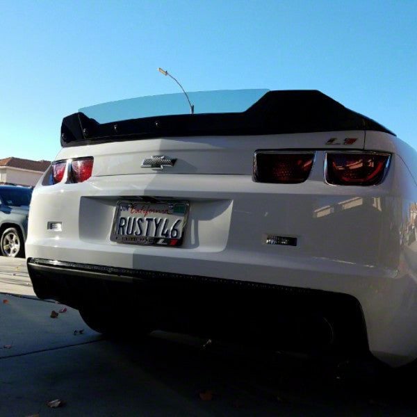 Camaro Anvil Rear Spoiler Wicker Bill; Dark Tint (10-13 Camaro w/ Anvil ...