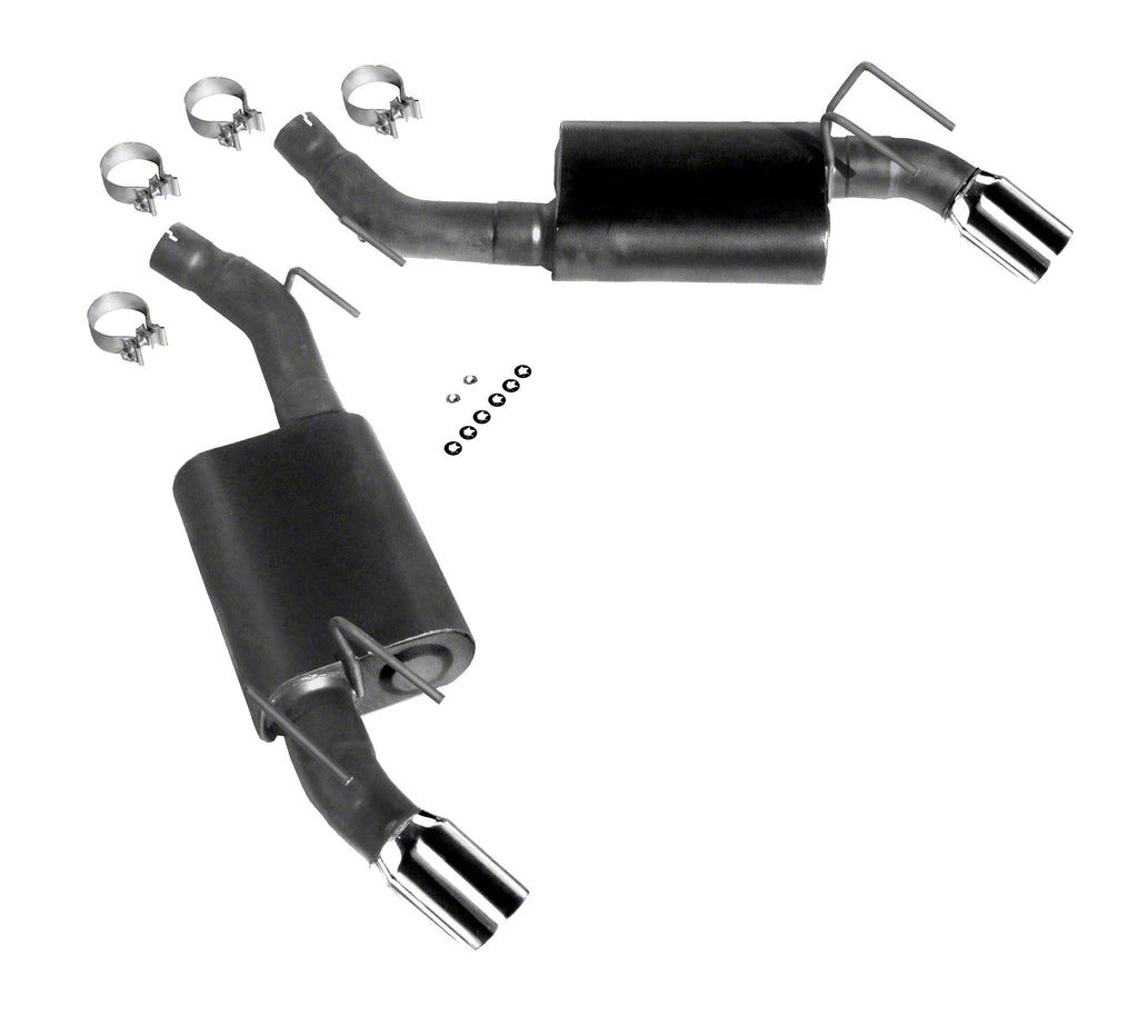 Camaro Axle-Back Exhaust with Polished Tips (10-13 Camaro SS Coupe w/o ...