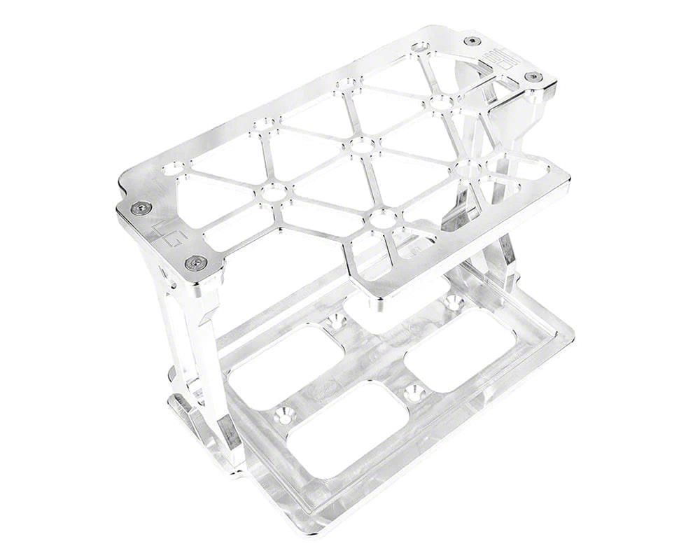 Camaro Billet Interstate MT-24F Battery Mount; Grid Top; Machined ...