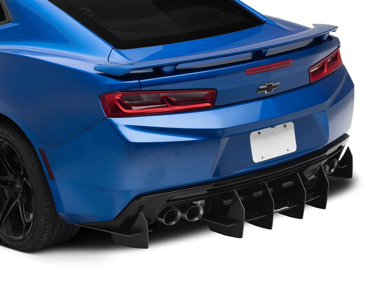 Camaro Centa VR2 Rear Diffuser; Carbon Flash Metallic Vinyl (16-24 ...