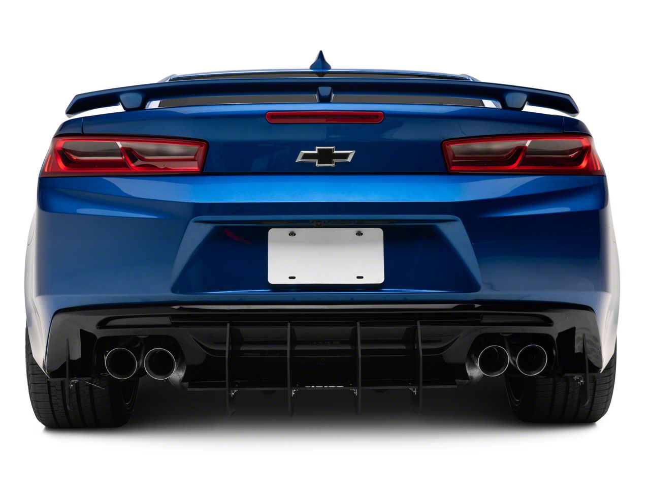 Camaro Centa VR2 Rear Diffuser; Dry Carbon Fiber Vinyl (16-24 Camaro ...