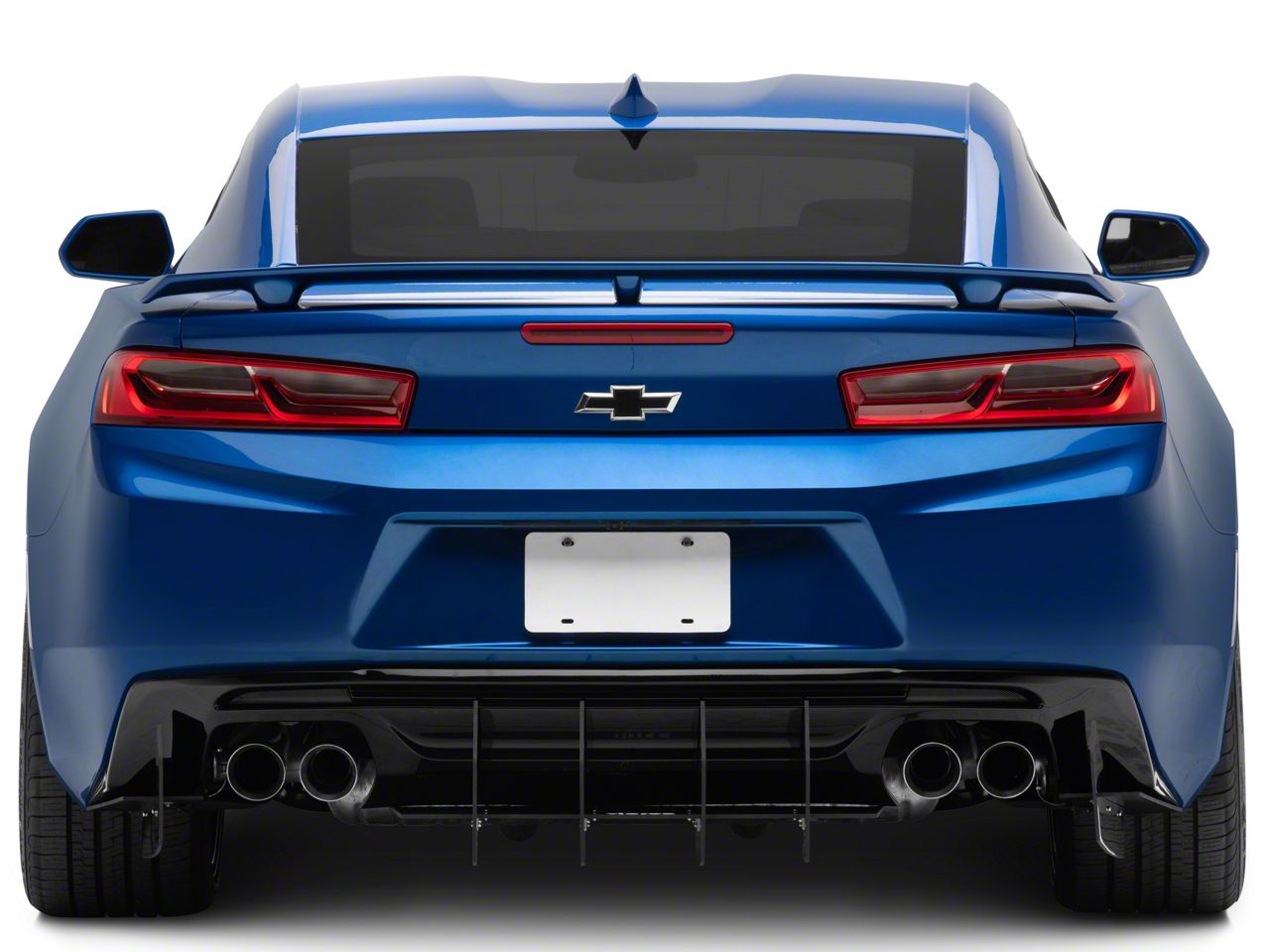 Camaro Centa VR2 Rear Diffuser; Gloss Black Vinyl (16-24 Camaro) - Free ...