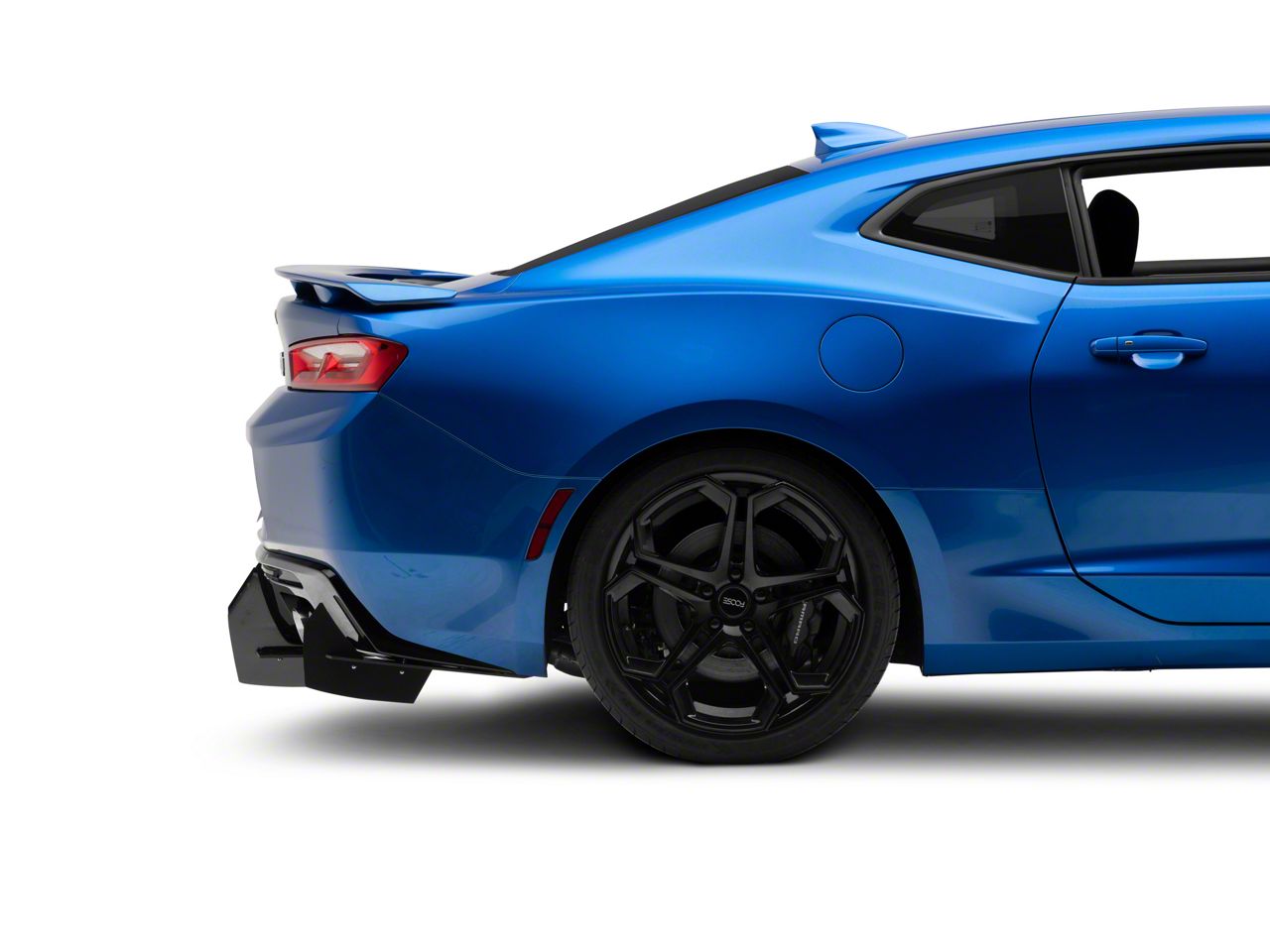 Camaro Centa VR2 Rear Diffuser; Gloss Carbon Fiber Vinyl (16-24 Camaro ...