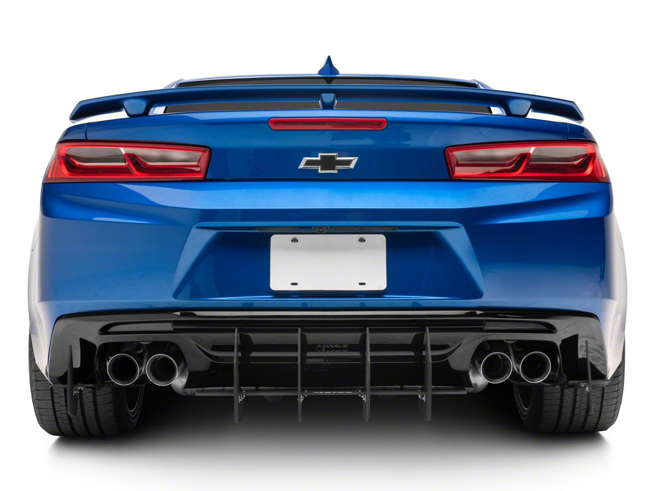 Camaro Centa VR2 Rear Diffuser; Matte Black Vinyl (16-24 Camaro) - Free ...