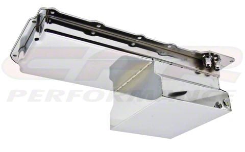 Camaro Chevy LS Oil Pan with -10AN Fittings; 7-Quart Capacity; Chrome ...