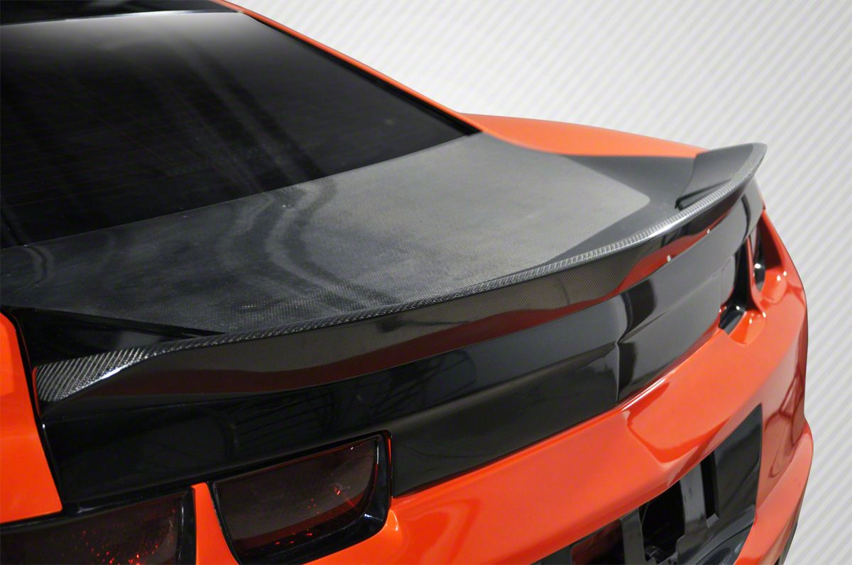 Camaro Circuit Rear Spoiler; Carbon Fiber (10-13 Camaro) - Free Shipping