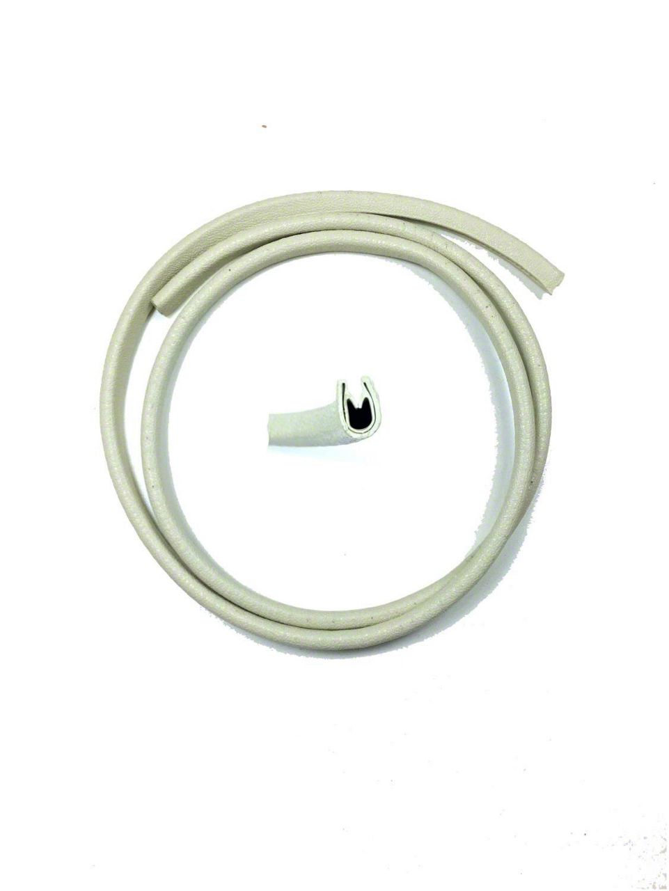 Camaro Door Jamb Windlace Trim; Off White (93-02 Camaro) - Free Shipping