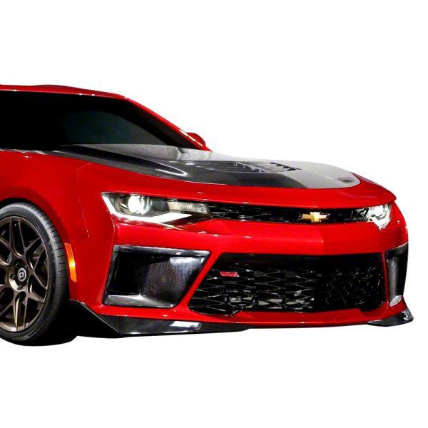 Camaro DriTech Grid Front Splitters; Carbon Fiber (16-18 Camaro SS, ZL1 ...